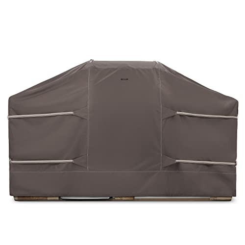 Classic Accessories Ravenna Water-Resistant 86 in. BBQ Grill Cover for Island with Center Grill Head