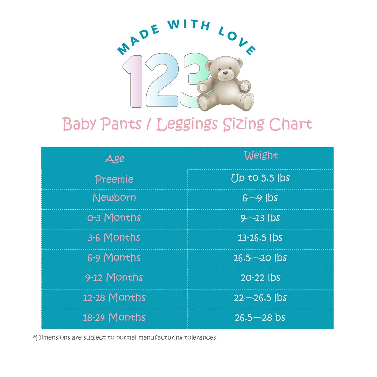 123 Bear Baby Soft Cotton Spandex Pants with Feet (Gray- 4-Pack, Newborn)