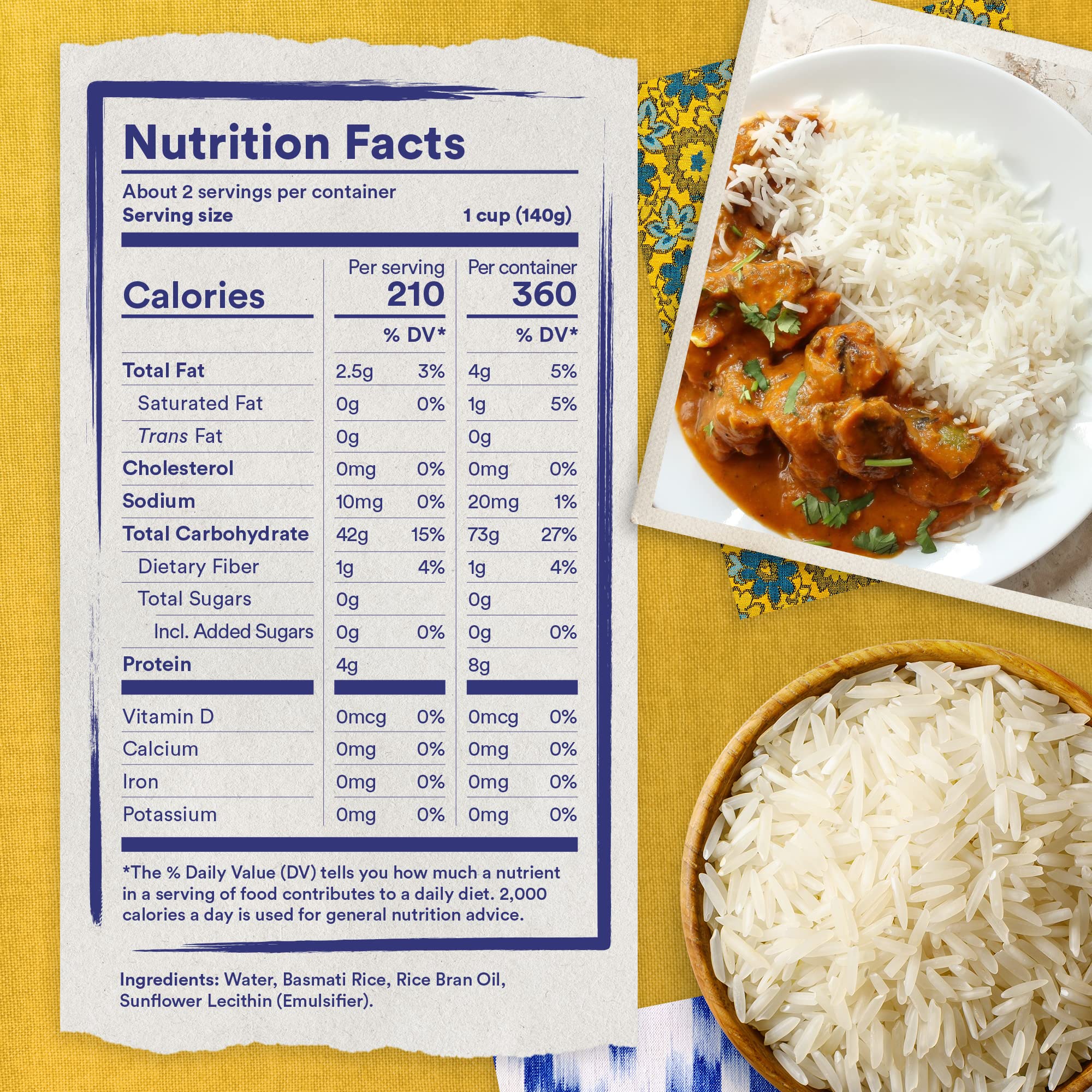 Tilda Ready to Heat Pure Basmati Rice, Convenient Microwaveable Rice, 8.5 Ounce Pouch (Pack of 6)