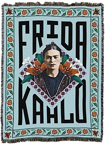 Pure Country Weavers Frida Kahlo - Frida Portrait Blanket - Gift Tapestry Throw Woven from Cotton - Made in The USA (72x54)