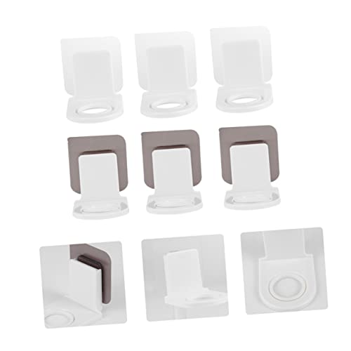 Cabilock 6 Pcs Shower Gel Holder Hanging Storage Shelves Body Wash Container Hanging Storage Racks Storage Brackets Trace-free Storage Holders Pp Wall-mounted Storage Racks Detergent Racks