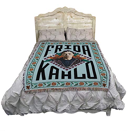 Pure Country Weavers Frida Kahlo - Frida Portrait Blanket - Gift Tapestry Throw Woven from Cotton - Made in The USA (72x54)