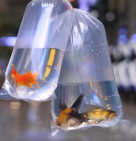 ALFA FISHERY BAGS Round Corners Bottom Leak Proof Clear Plastic Fish Bags Size 10 Inches for Marine & Tropical Fish Transport 2 mil. (10" x 24" / 100 Pack)