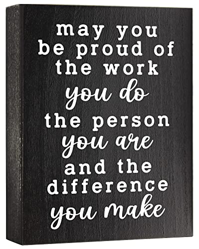 Appreciation Gifts for Coworkers, Employee Appreciation Gifts - Farewell Gifts for Coworkers Women - Going Away Gift for Coworker Work Thank You Gifts for Coworkers - New Job Gift for Women or Men (May You Be Proud of the Work)