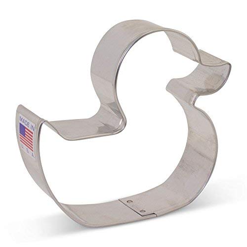 Rubber Duck Cookie Cutter, 4" Made in USA by Ann Clark