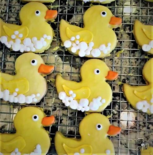 Rubber Duck Cookie Cutter, 4" Made in USA by Ann Clark