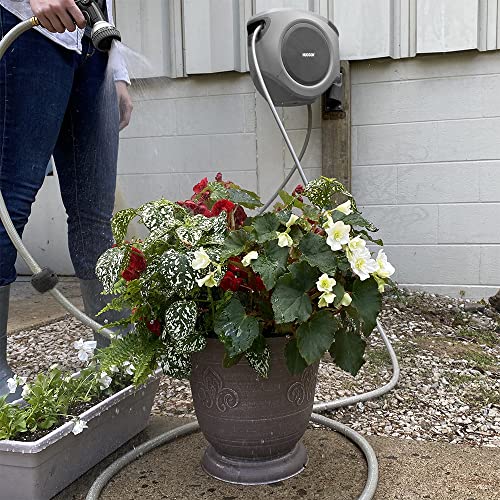 50ft Hose Retractable Hose Reel Gray
