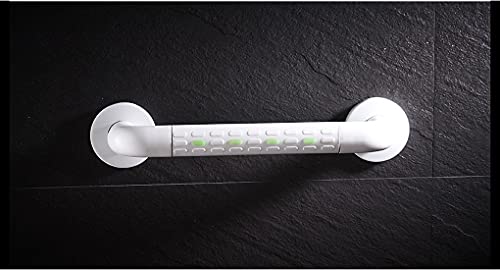 CRODY Grab Bars for Bathroom, Stainless Steel Nylon Shower Grab Bar, Home Bathroom Handicap Safety Handrail, Bathtub Safety Bar Hand Support Rail, Elderly Anti-Slip Balance Handle, Towel Rack Toilet A