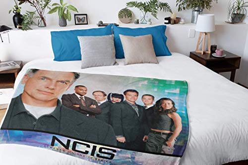 INTIMO NCIS Cast TV Series Super Soft Plush Fleece Throw Blanket 50" x 60" (127cm x152cm)