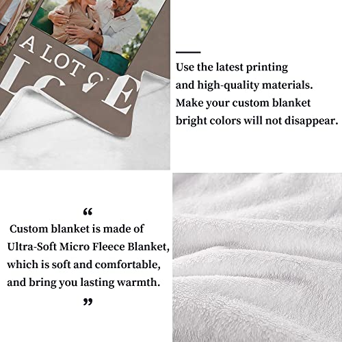Magimagine Custom Collage Blanket Gift , Personalized Photo Blanket for Family, Unique Gifts for Christmas/Anniversary/Birthday/ Wedding/Souvenir