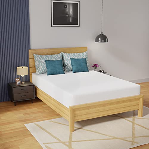 10 Inch Memory Foam Mattress Full Mattress Wave Comfort Foam Mattress CertiPUR-US Certified,Removable Soft Cover, mattresses for Bed Frame, Bunk Bed, Trundle, Daybed,White