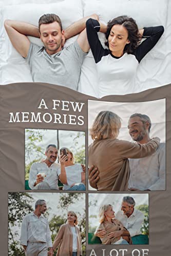 Magimagine Custom Collage Blanket Gift , Personalized Photo Blanket for Family, Unique Gifts for Christmas/Anniversary/Birthday/ Wedding/Souvenir