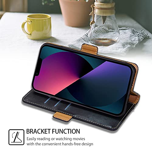 Fansipro Wallet Folio Case for Samsung Galaxy S9 Plus, Premium PU Leather Slim Fit Cover for Galaxy S9 Plus, 3 Card Slots, Well Fit, Black