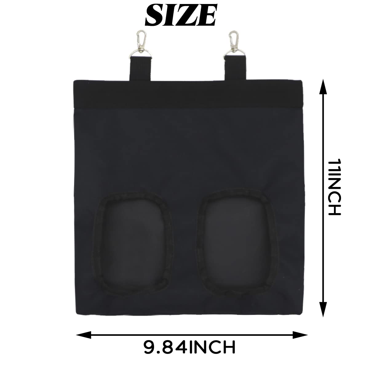 GXXMEI 2PCS Rabbit Hay Feeder Bag, Guinea Pig Hay Feeder Storage, Rabbit Hay Bag, Guinea Pig Hay Feeder, Hay Bag Hanging Feeder for Rabbit Guinea Pig -600D Oxford Cloth Fabric