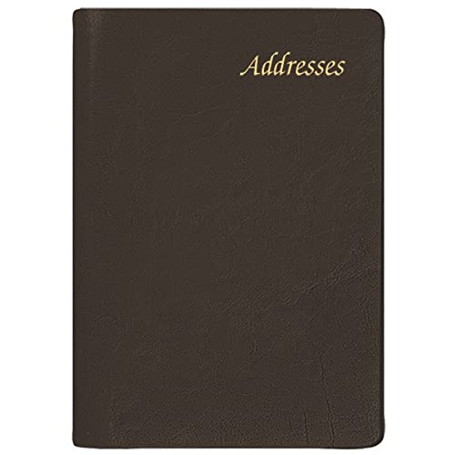 Natco Deals Mini Pocket Telephone Address Book, Fits in Wallet, Black, 2.25 x 3.25 inch