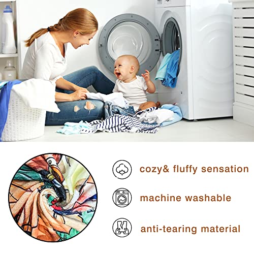 Anime Blanket Ultra Soft Flannel Throw Blankets Warm Lightweight Bedding Air Conditioner Blanket for Sofa Bedroom Office Funny Anime Throw Blankets 40X50Inch