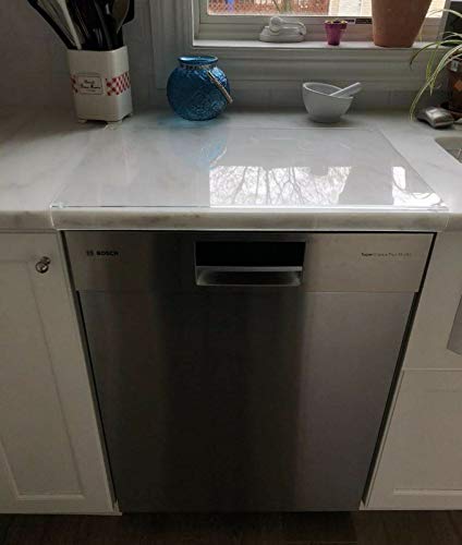 Clear Cutting Board for Kitchen with Lip with Non Slip 24" Wide x 18" Long AZM Displays