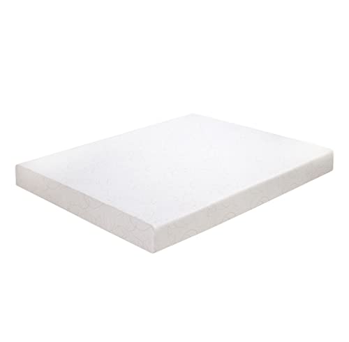 Olee Sleep 7 Inch I-Gel Deluxe Comfort Memory Foam Mattress,Full,Beige,White, CertiPUR-US, Multi-layered foam, Supporting Body Weight,Comfort and Relieve pressure