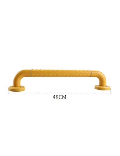 CRODY Bath Wall Attachment Handrails Grab Bar Rails Shower Aid and Safety Support Armrest Grab Bar,Safety Copper Handrail,Wall Mounted Straight Towel Rack/68Cm