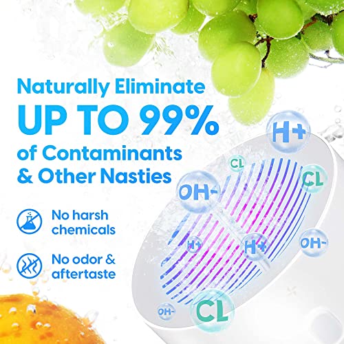 AquaPure Fruit and Vegetable Washing Machine, Kitchen Gadget, Cleans Fresh Produce Purifier, Waterproof and Easy-to-Clean Fruit and Vegetable Cleaner, USB-Rechargeable Produce Purifier 3.94 x 1.97 in