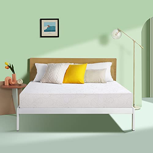 Olee Sleep 7 Inch I-Gel Deluxe Comfort Memory Foam Mattress,Full,Beige,White, CertiPUR-US, Multi-layered foam, Supporting Body Weight,Comfort and Relieve pressure