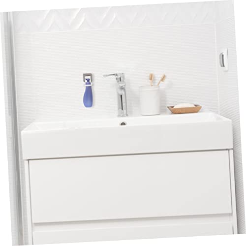 Cabilock 6 Pcs Shower Gel Holder Body Wash Container Hanging Storage Shelves Trace-free Storage Holders Punch-free Detergent Holders No Trace No Trace Stickers Shampoo Rack Shampoo Holders