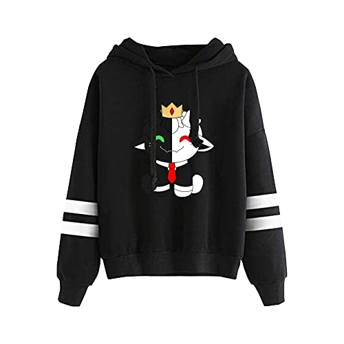 MARLLEGEBEE Ranboo Merch Hoodie Unisex Pocketless Sleeve Sweatshirt Men Women's Pullover Dream Team SMP Youthful Clothes (WP05404-1,XL)