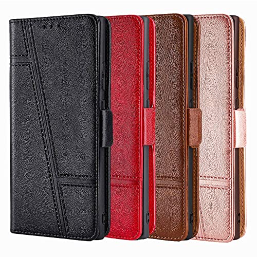 Fansipro Wallet Folio Case for Samsung Galaxy S9 Plus, Premium PU Leather Slim Fit Cover for Galaxy S9 Plus, 3 Card Slots, 1 Transparent Photo Frame Slot, Anti-Dirt, Black