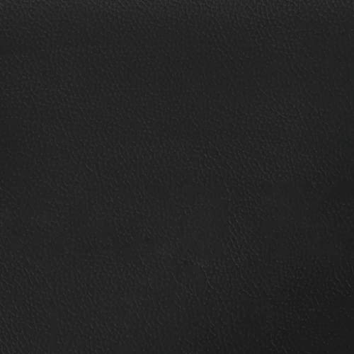 vidaXL Pocket Spring Bed Mattress Black 53.9"x74.8"x7.9" Full Faux Leather