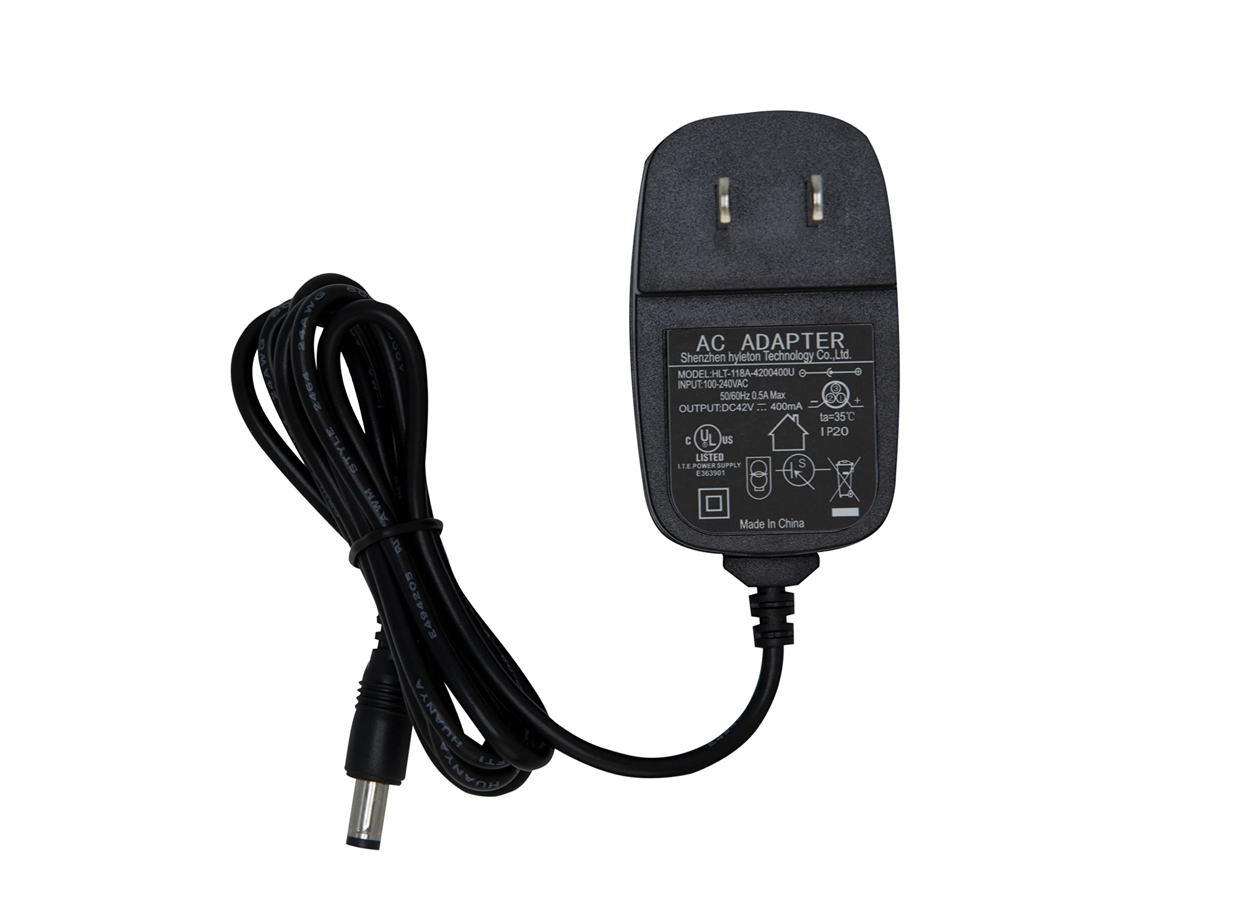 Emaxusa Electric Power Adapter 42V Quick Charger, UL certificated Lithium Battery Charge for Most E-Scooters, 42V (for W3665PA)