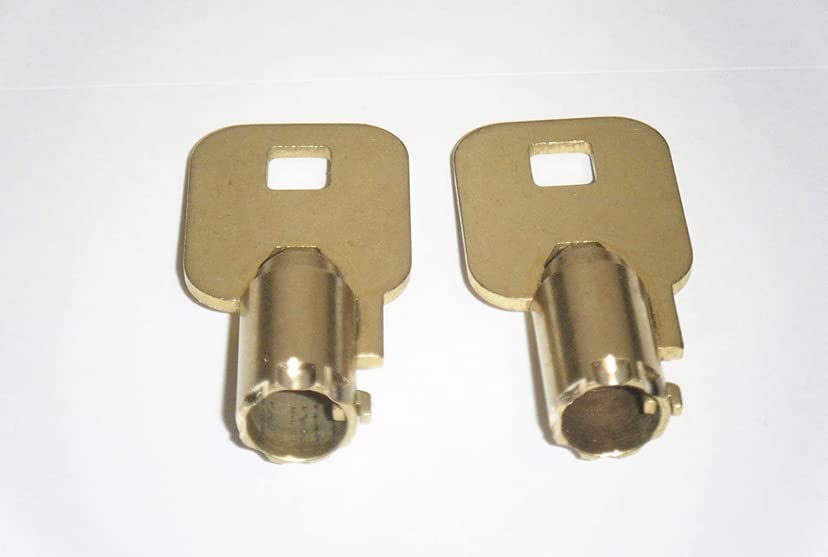 Vending Machine Lock Key, 2 PAA2 Keys (PAA2), Brass, PAA1 Thru PAA25 Series Keys, New and Replaceable Keys, 2 PAA2 Keys (PAA2), Fits All Vending Machines with Lock Labeled PAA2 (PAA2)