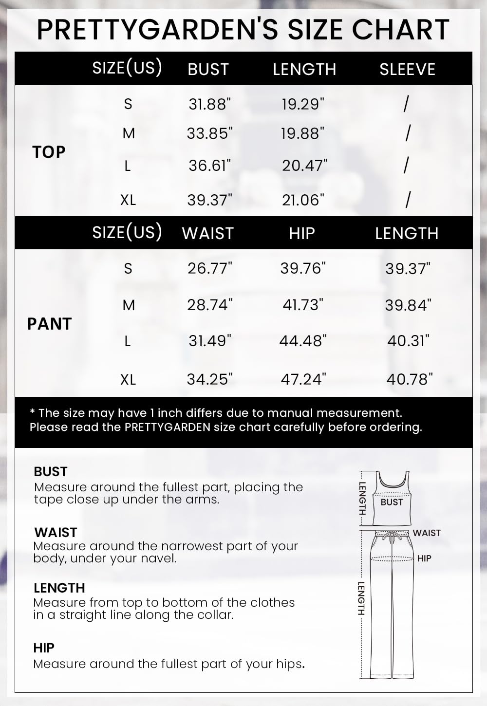 PRETTYGARDEN Women's Summer Casual Two Piece Outfits Sweatsuits Tank Scoop Neck Ribbed Knit Long Pants Tracksuits (Light Grey,X-Large)