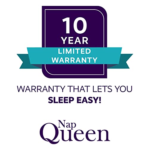 NapQueen Anula, Twin-XL 6'' Green Tea Memory Foam Mattress, Bed in a Box