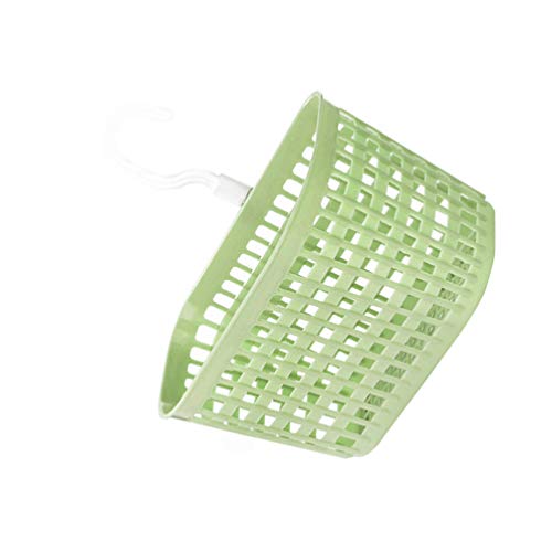 DOITOOL Shower sponge holder Caddy Basket Hanging Shower Caddy Plastic Shower Tote Bathroom Storage Organizer for Shampoo Conditioner Cosmetics Bath Toy Hair Supplies soap holder Green sink candy