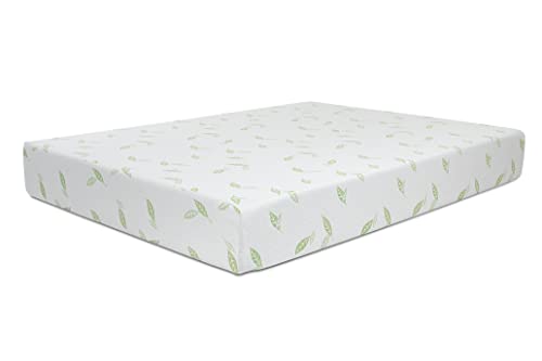 NapQueen Anula, Twin-XL 6'' Green Tea Memory Foam Mattress, Bed in a Box