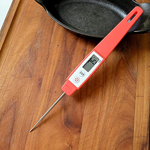 Lavatools PT09 4.5" Commercial Grade Digital Instant Read Meat Thermometer for Kitchen, Food Cooking, Grill, BBQ, Smoker, Candy, Home Brewing, and Oil Deep Frying