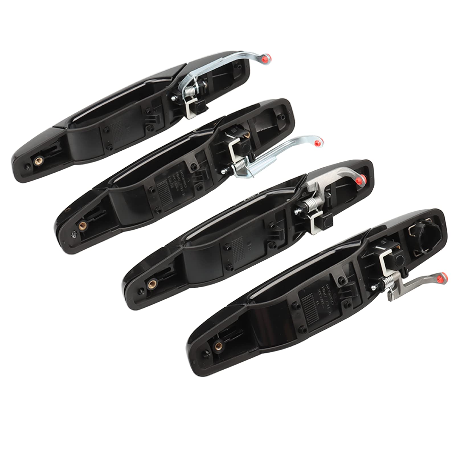 NPAUTO Black Exterior Outside Door Handle Replacement for Chevy Silverado Cadillac Escalade GMC Sierra Yukon Pickup Truck 2007 2008 2009 2010 2011 2012 2013 (Front Rear Driver & Passenger Side)