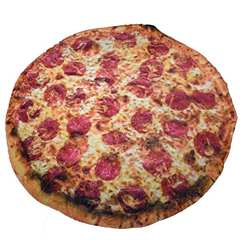 Super Soft Pizza Throw Blanket 60" Fleece Novelty Food Wrap