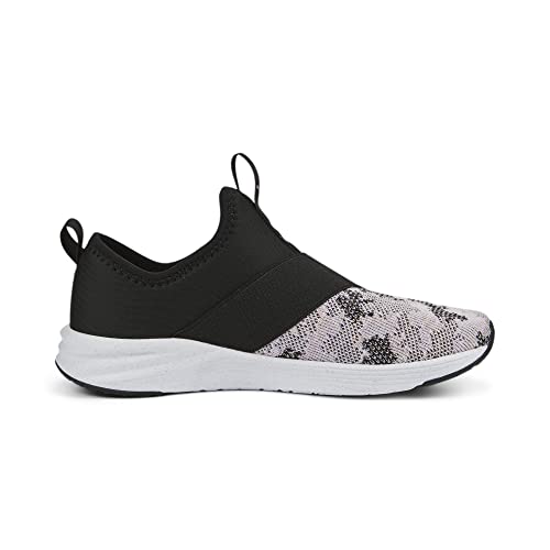 PUMA Women's Better Foam Prowl Slip On Sneaker, Black-Pale Grape, 6