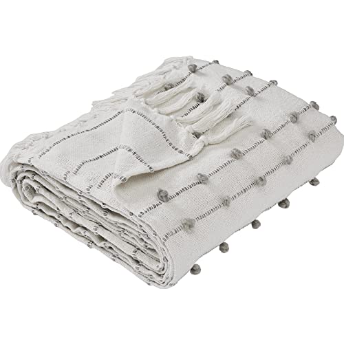 Modern Threads Cotton Rich 60x70 Throw Lana Ivory