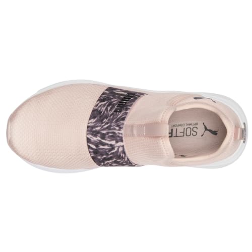 PUMA Women's SOFTRIDE Sophia Slip On Sneaker, Rose Quartz-Dusty Plum, 8