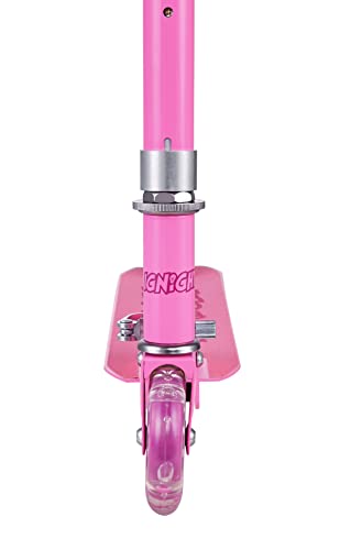 Voyager 2 Wheel Kick Scooter with Light Up Wheels and T-bar – Foldable, Non-Slip Deck, Comfortable & Smooth Ride