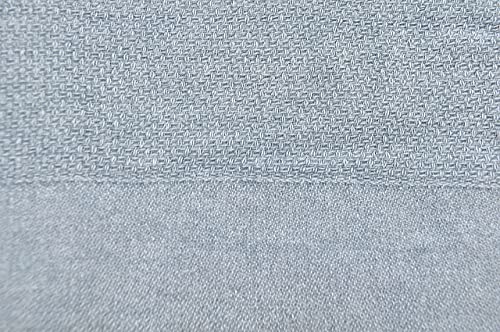Stonewashed Turkish Throw Blanket in Denim Grey Blue, Soft, Cozy and Lightweight, Perfect for Use as a Love Seat or Sofa Throw, Partical Bed Cover, Beach Blanket or Yoga Blanket