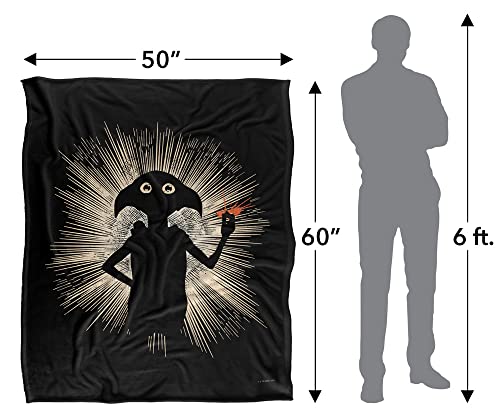 Harry Potter Dobby Snapping Officially Licensed Silky Touch Super Soft Throw Blanket 50" x 60"