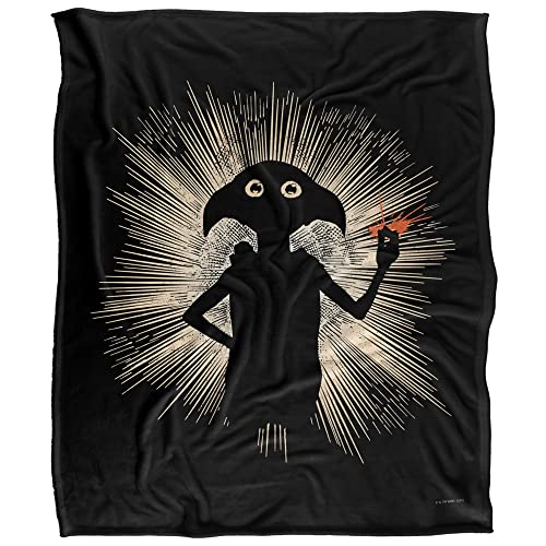 Harry Potter Dobby Snapping Officially Licensed Silky Touch Super Soft Throw Blanket 50" x 60"