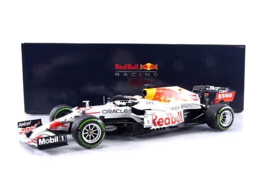Minichamps 110211633 1:18 Red Bull Racing Honda RB16B-Max Verstappen-2nd Turkish GP 2021 Collectible Miniature Car, Multicoloured
