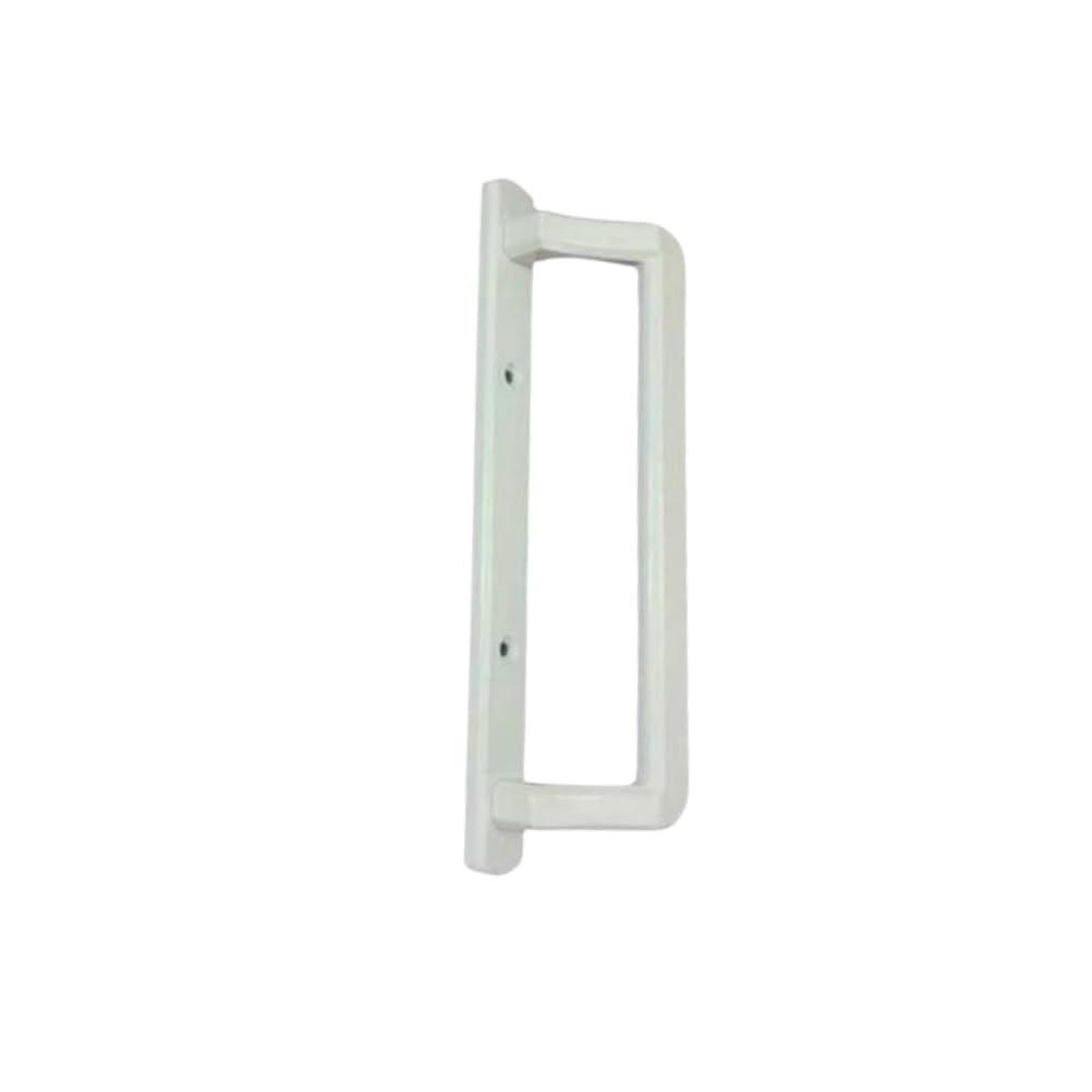 Alcan PGT 10" Sliding Glass Patio Door Interior Handle Kit w/Thumb Latch Lever, + Screws Inside Handle Replacement w/ 3-7/8" Hole Spacing | Fix Repair PGT Door Hardware - White