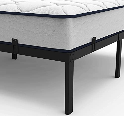 Breezehome 6 Pcs Non Slip Mattress Gaskets for Bed, Anti-Slip Baffle Fit for 0.98 Inches Wide Metal Bed Frames, Easy Assembly