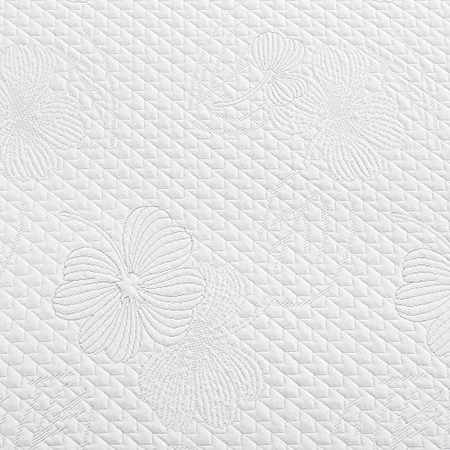 Olee Sleep 9 Inch I-Gel Multi Layered Memory Foam Mattress, Full, White