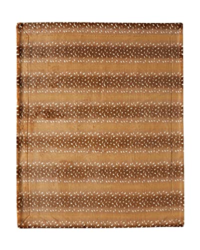 better home and garden Cozy Faux Fur Throw (Deer, 50in X 60in)